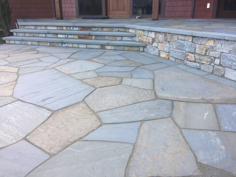 Redmond Bluestone Flagstone Patio by Sublime Garden Design | Sublime ...