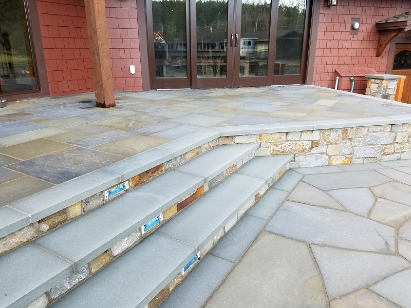 Redmond Bluestone Flagstone and Bluestone Dimensional Patios by Sublime ...